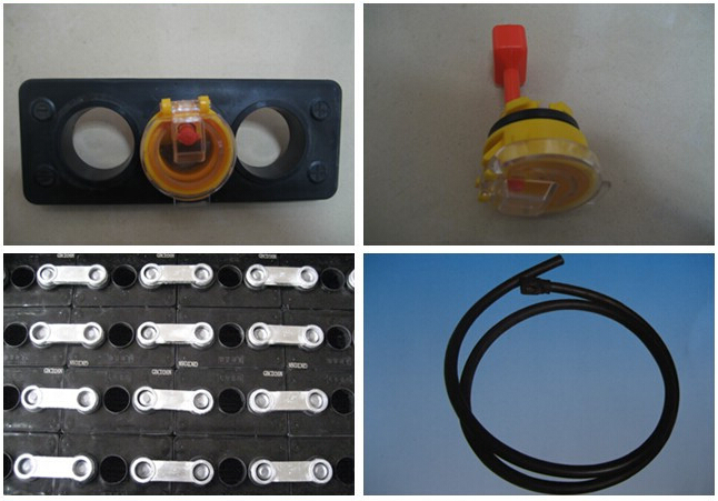 Forklift Traction Battery Vent Plug , Battery Filler Cap Float Length 76mm