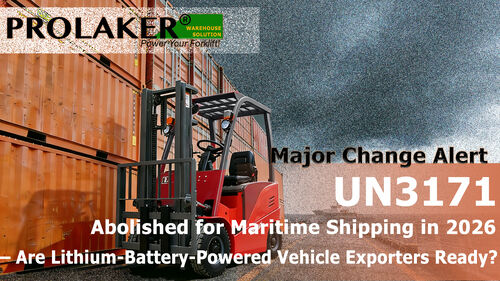 2026 Maritime Rule: UN3171 Abolished – Battery Vehicle Exporters Must ...