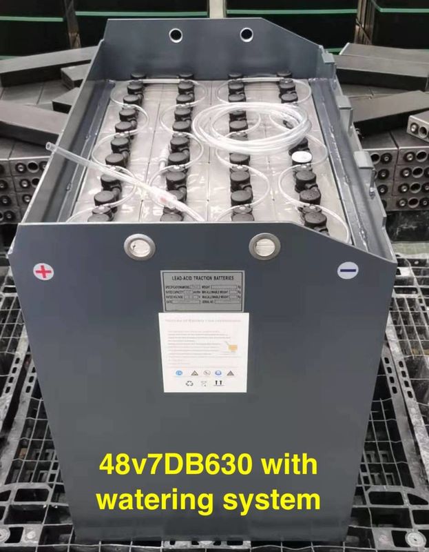 Customized Lead Acid 630AH 48v Traction Battery For MHE Forklift 1500 ...