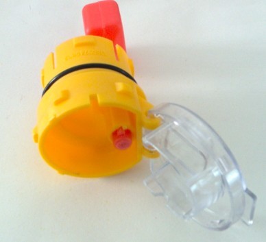 Push-in Fork Truck Battery Vent Plug High Performance Float Length 67MM