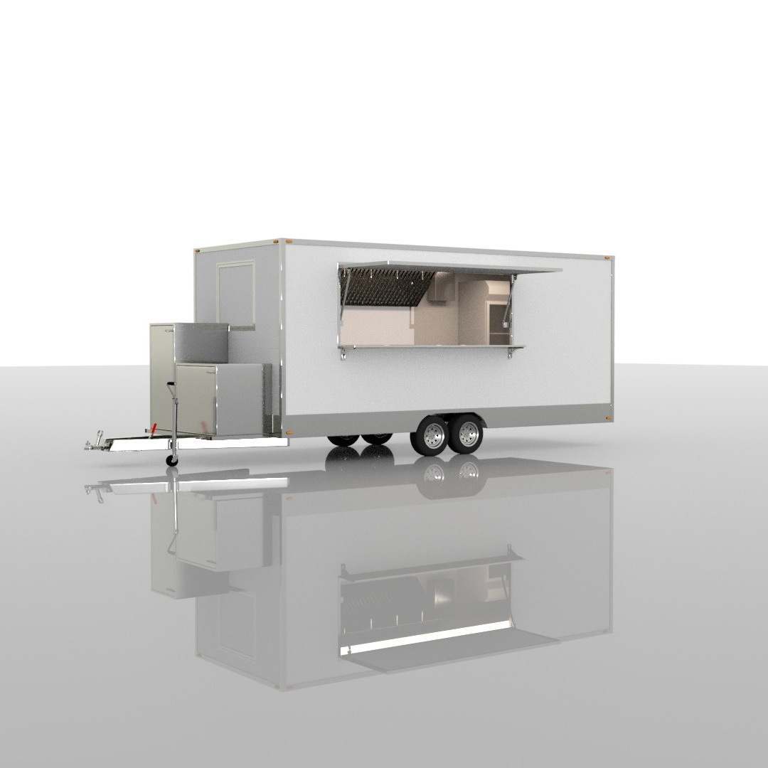 Multifunctional Modular Commercial Food Business Mobile Trailer For All ...