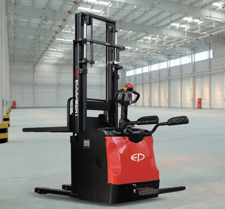 1.6/2.0T Electric Stacker Lead-acid Battery Or Li-ion Battery Operated ...